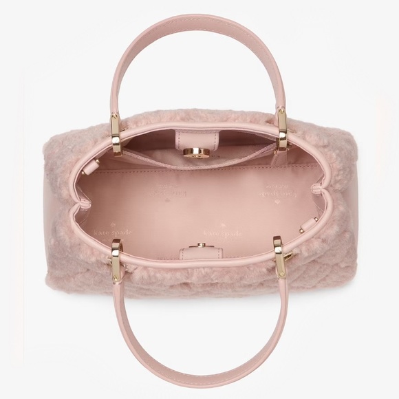 kate spade | Bags | Carey Faux Fur Quilted Sullivan Satchel Crossbody ...